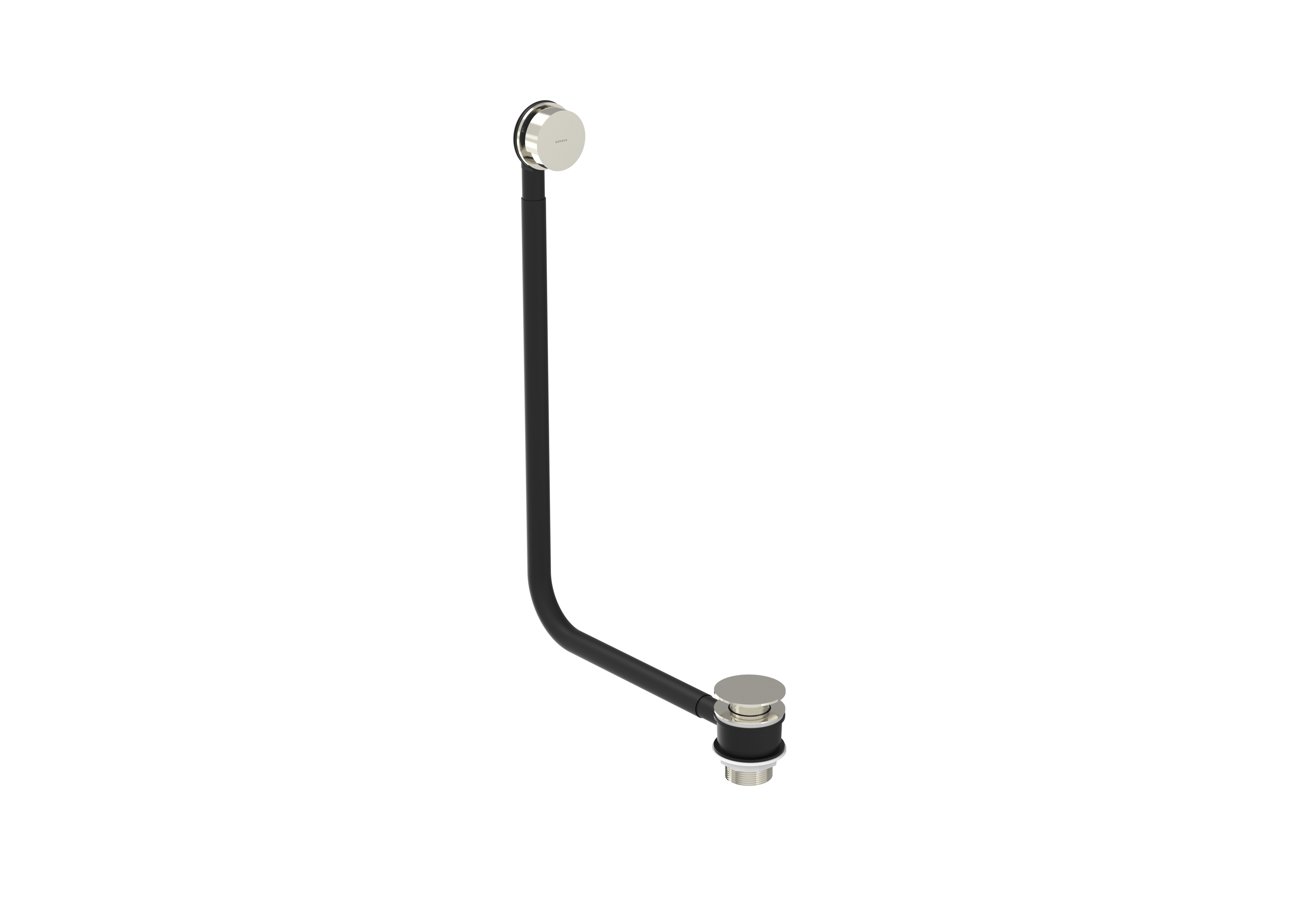 COS overflow & clicker waste - Brushed Nickel COS overflow & clicker waste - Brushed Nickel