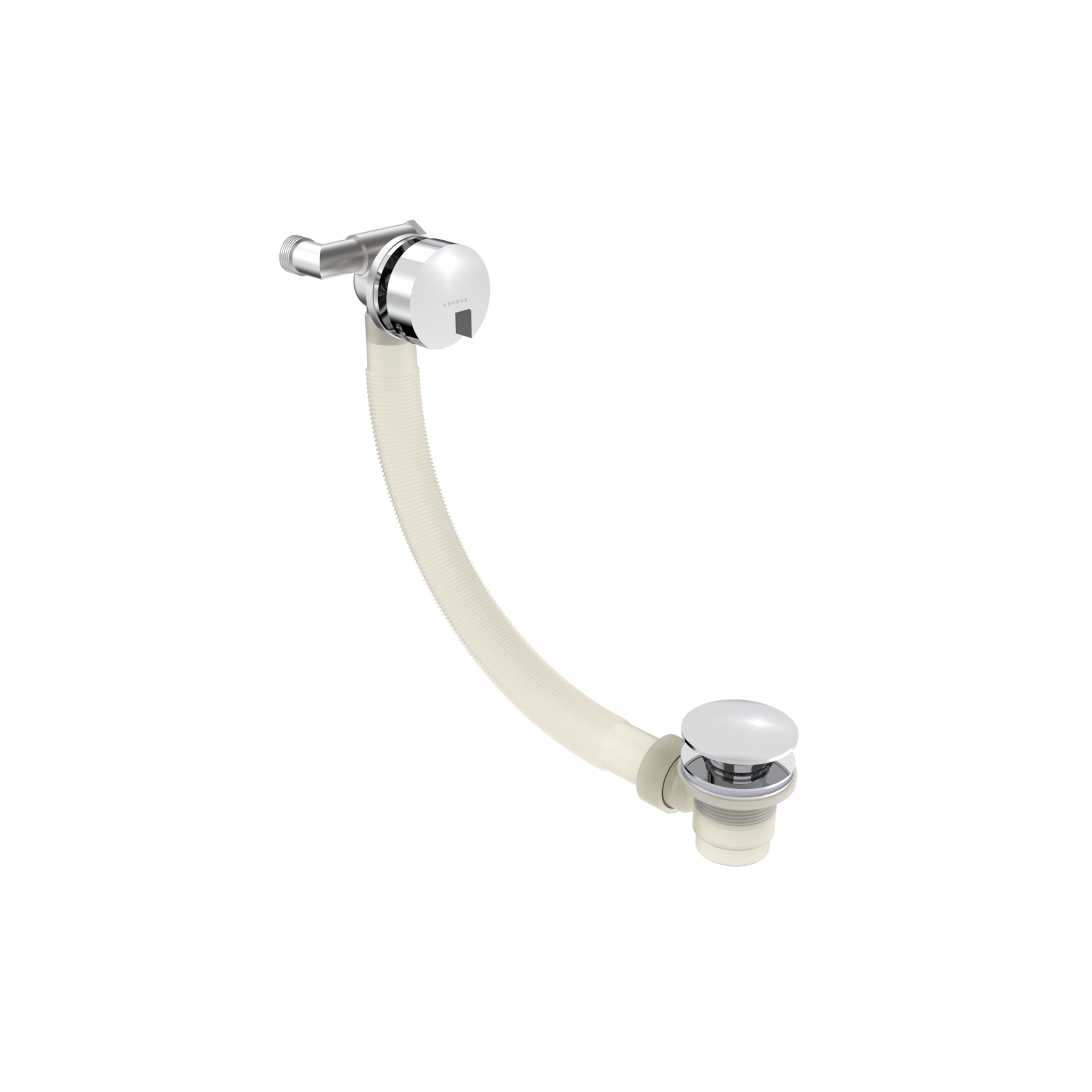 COS bath filler overflow & clicker waste - Chrome COS bath filler overflow & clicker waste - Chrome
