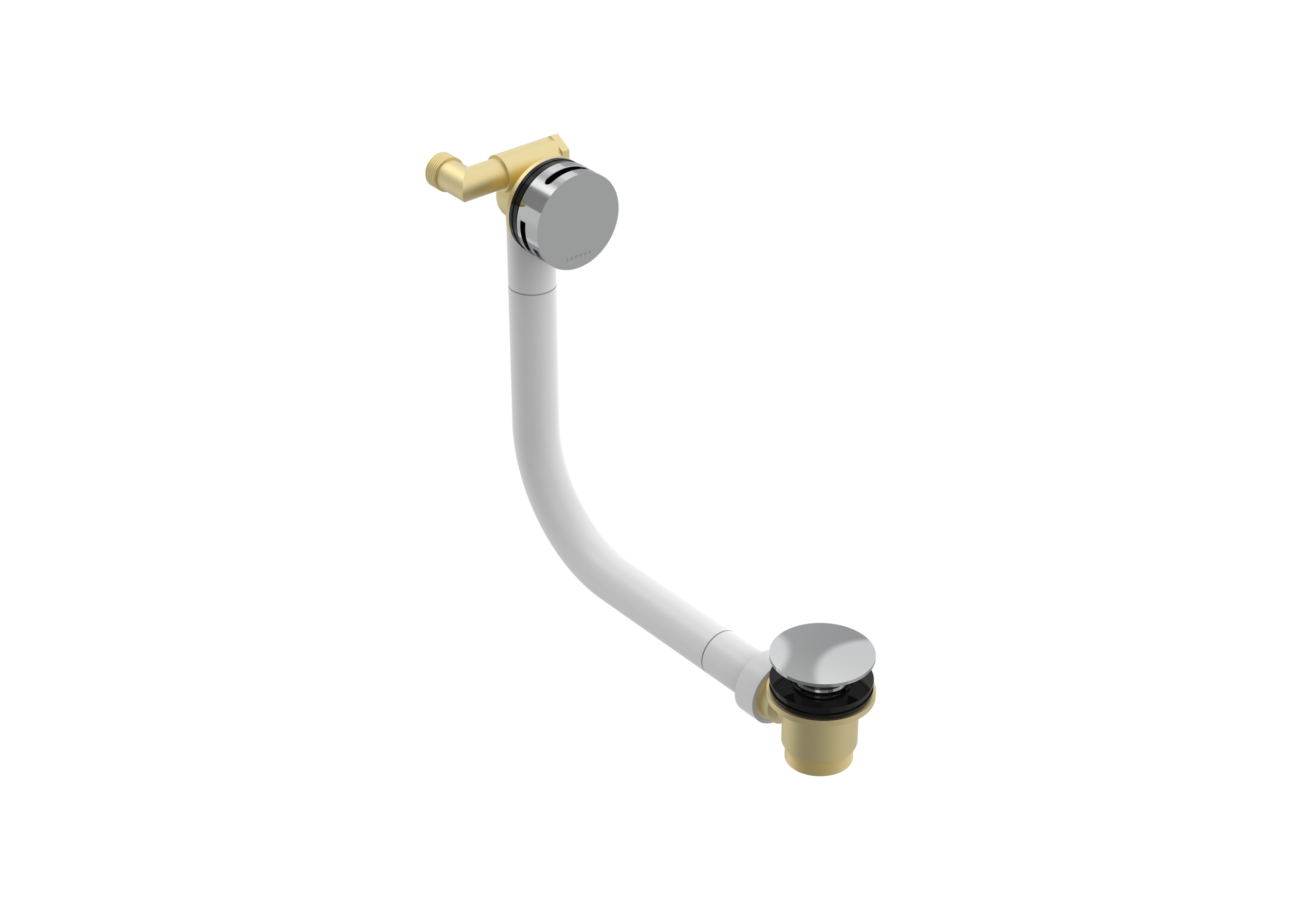 COS bath filler overflow & clicker waste - Chrome COS bath filler overflow & clicker waste - Chrome