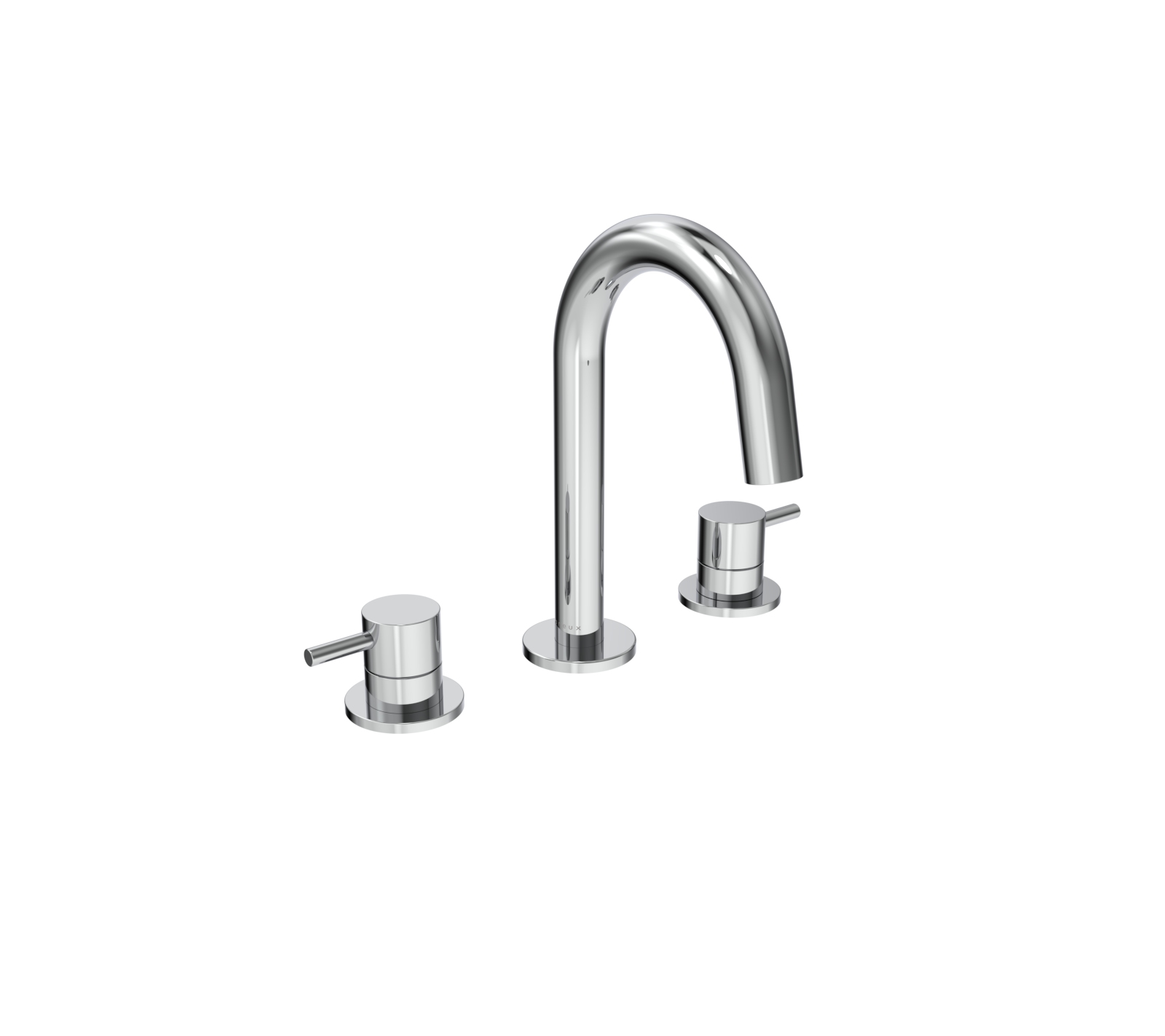 COS 3 piece deck mounted basin mixer - Chrome