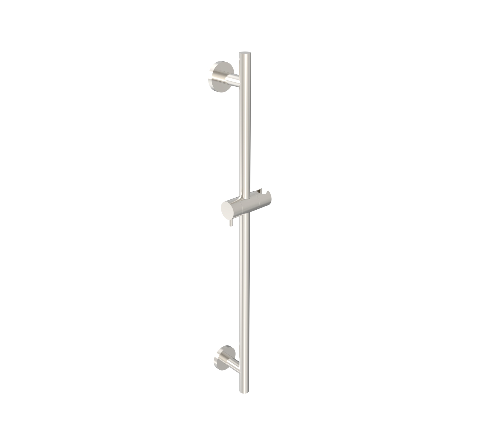 COS round shower slider rail - Brushed Nickel