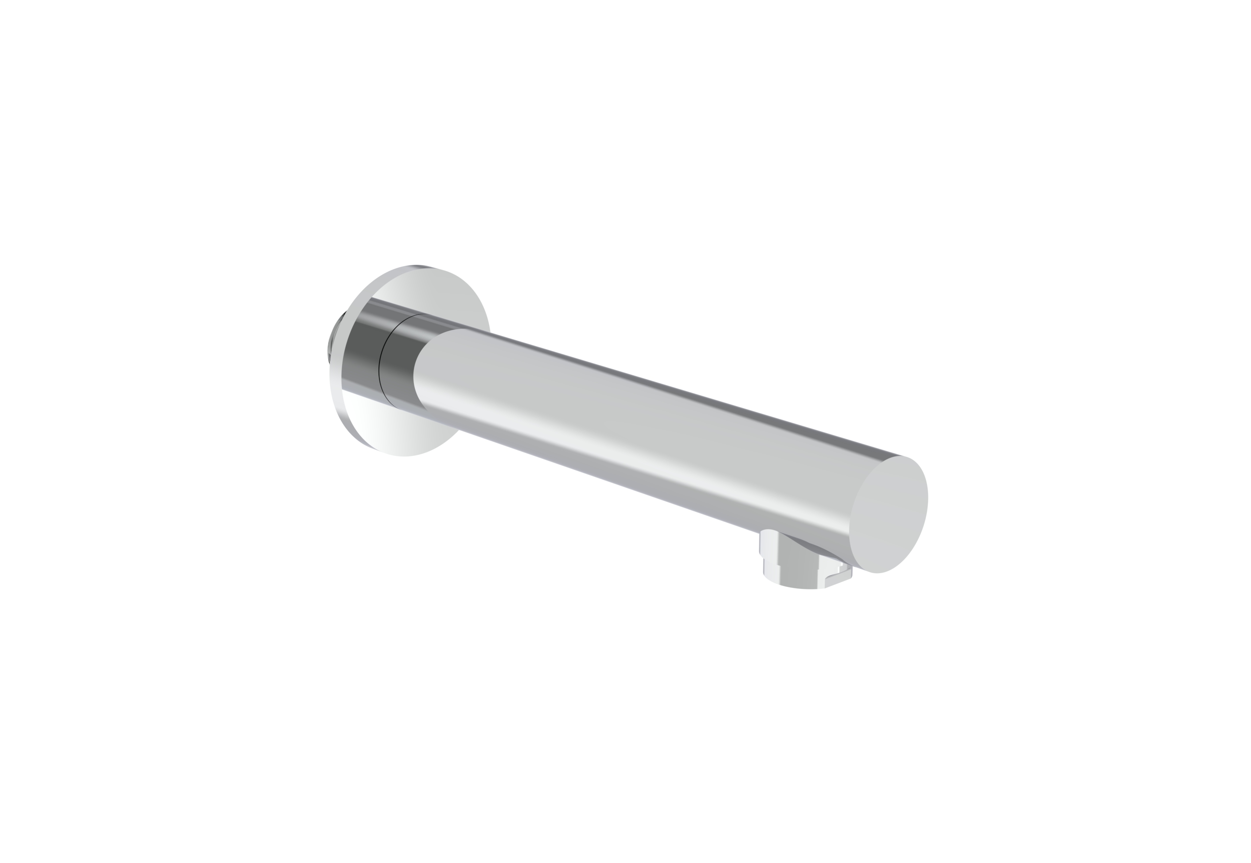 COS 220mm round bath spout - Chrome