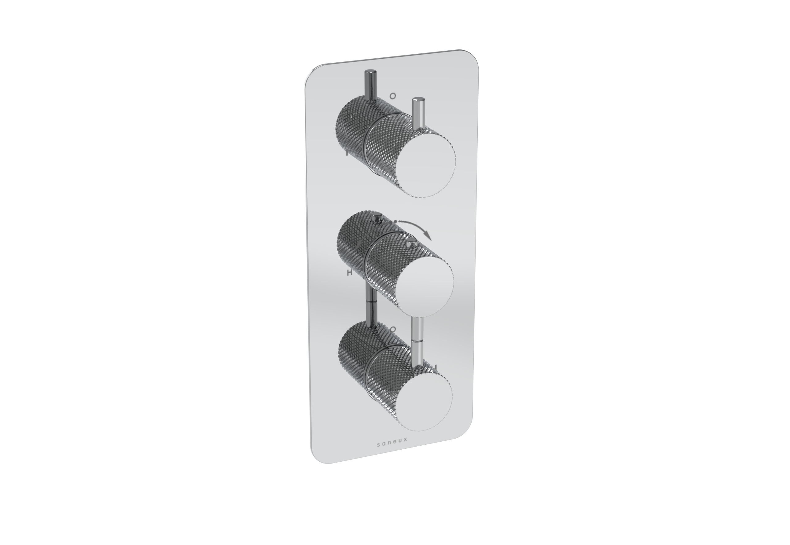 COS 3 Way Thermostatic Shower Valve KIT - w/ Knurled Handle - Portrait ...