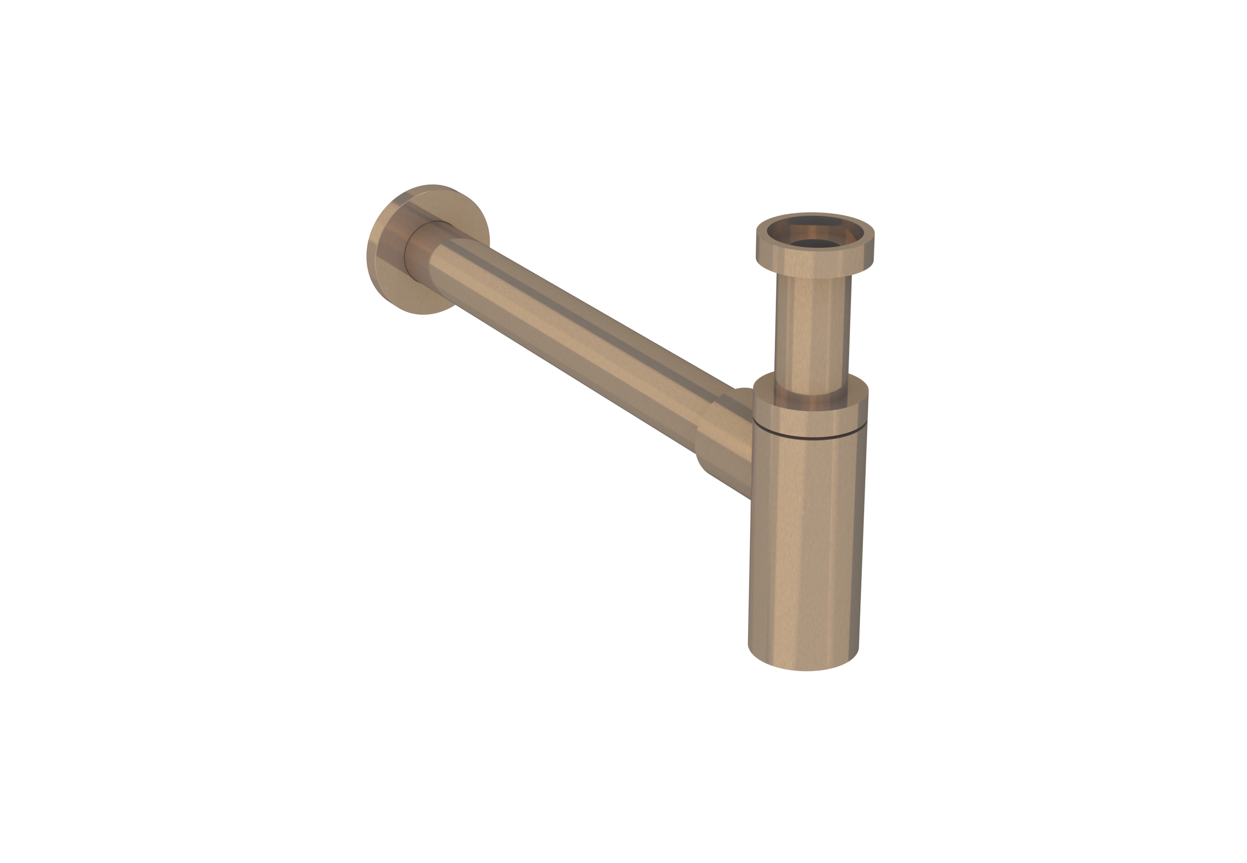 COS round bottle trap - Brushed Bronze