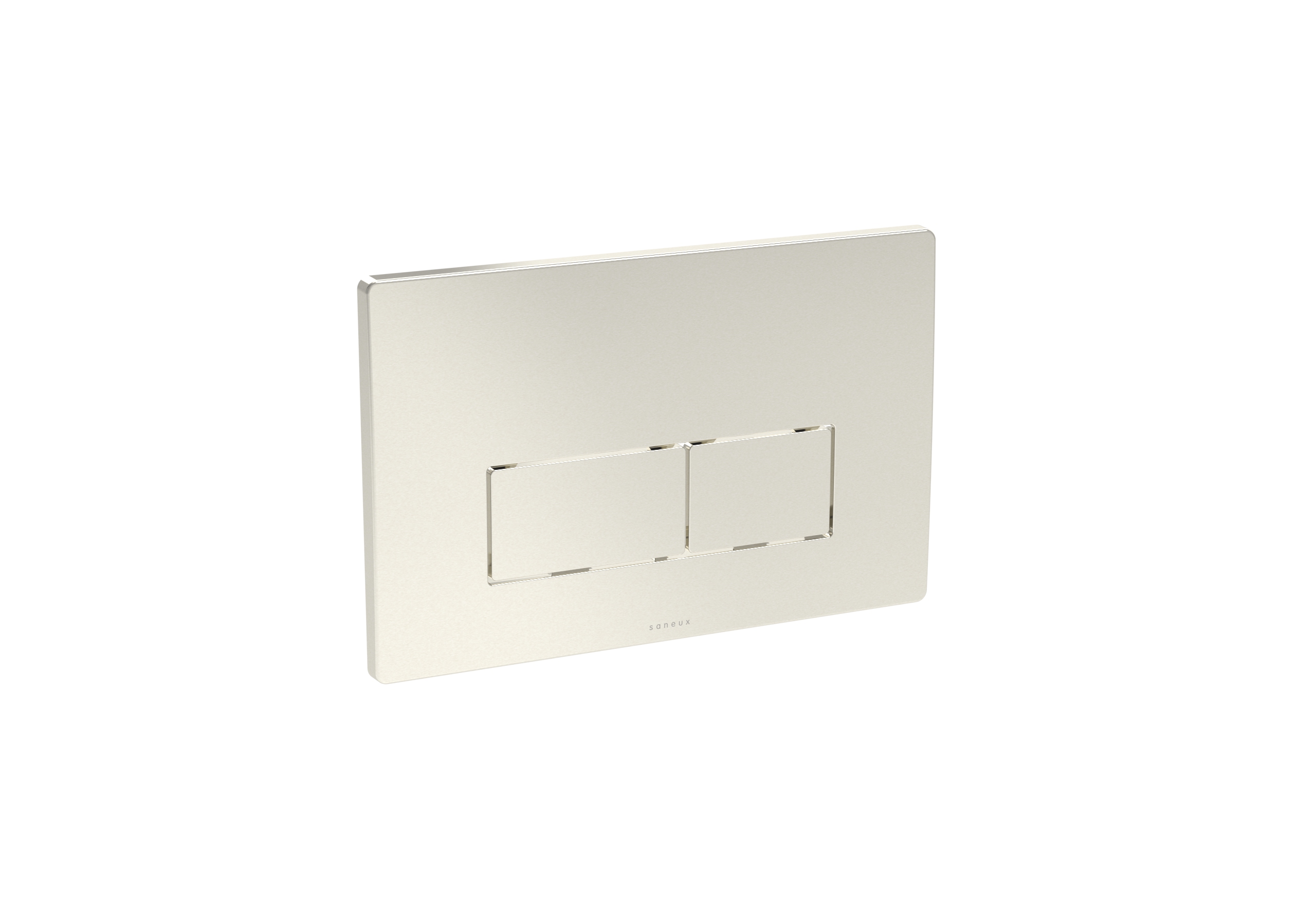 FLUSHE 2.0 square flush plate KIT - Brushed Nickel