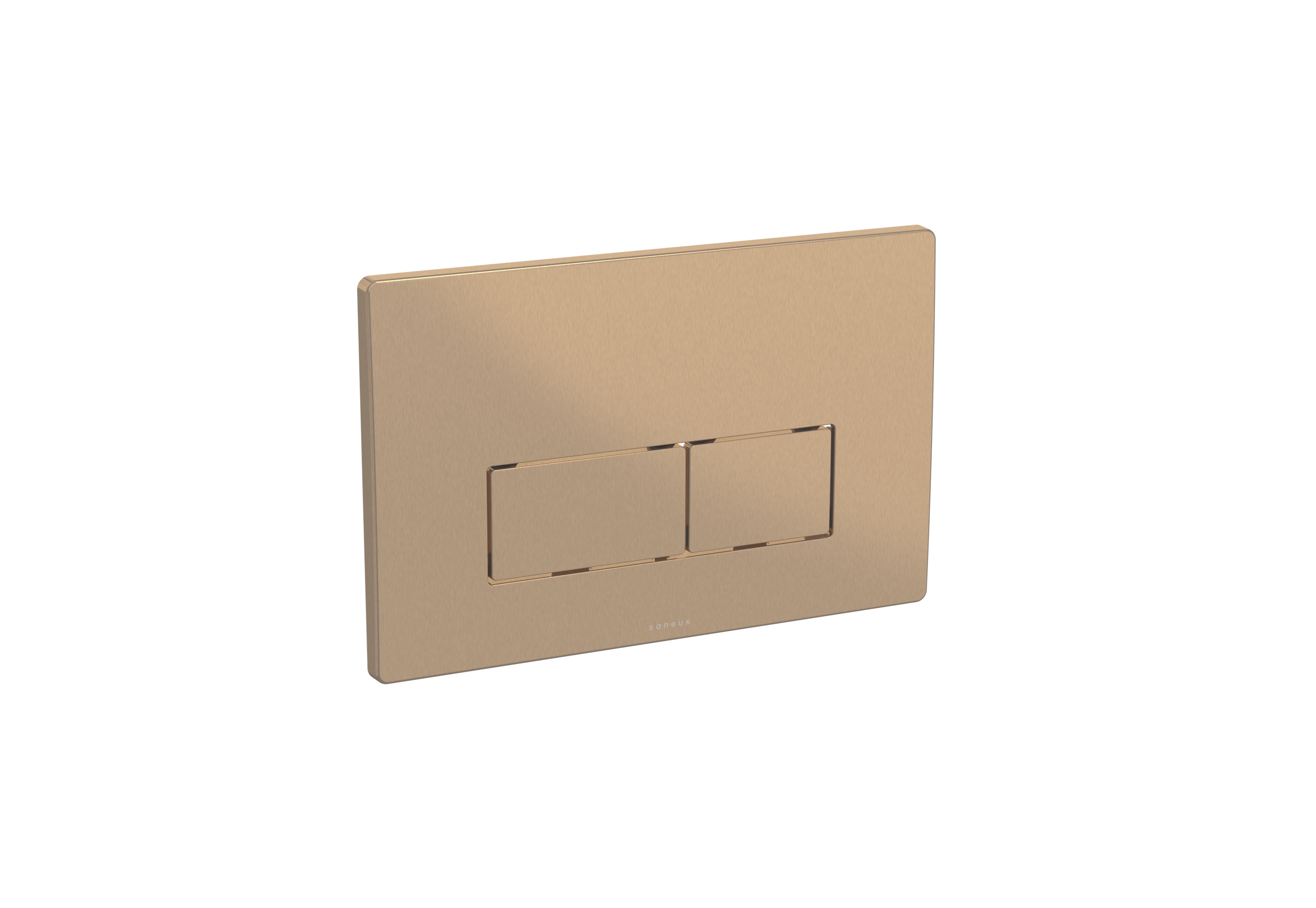 FLUSHE 2.0 square flush plate KIT - Brushed Bronze FLUSHE 2.0 square flush plate KIT - Brushed Bronze