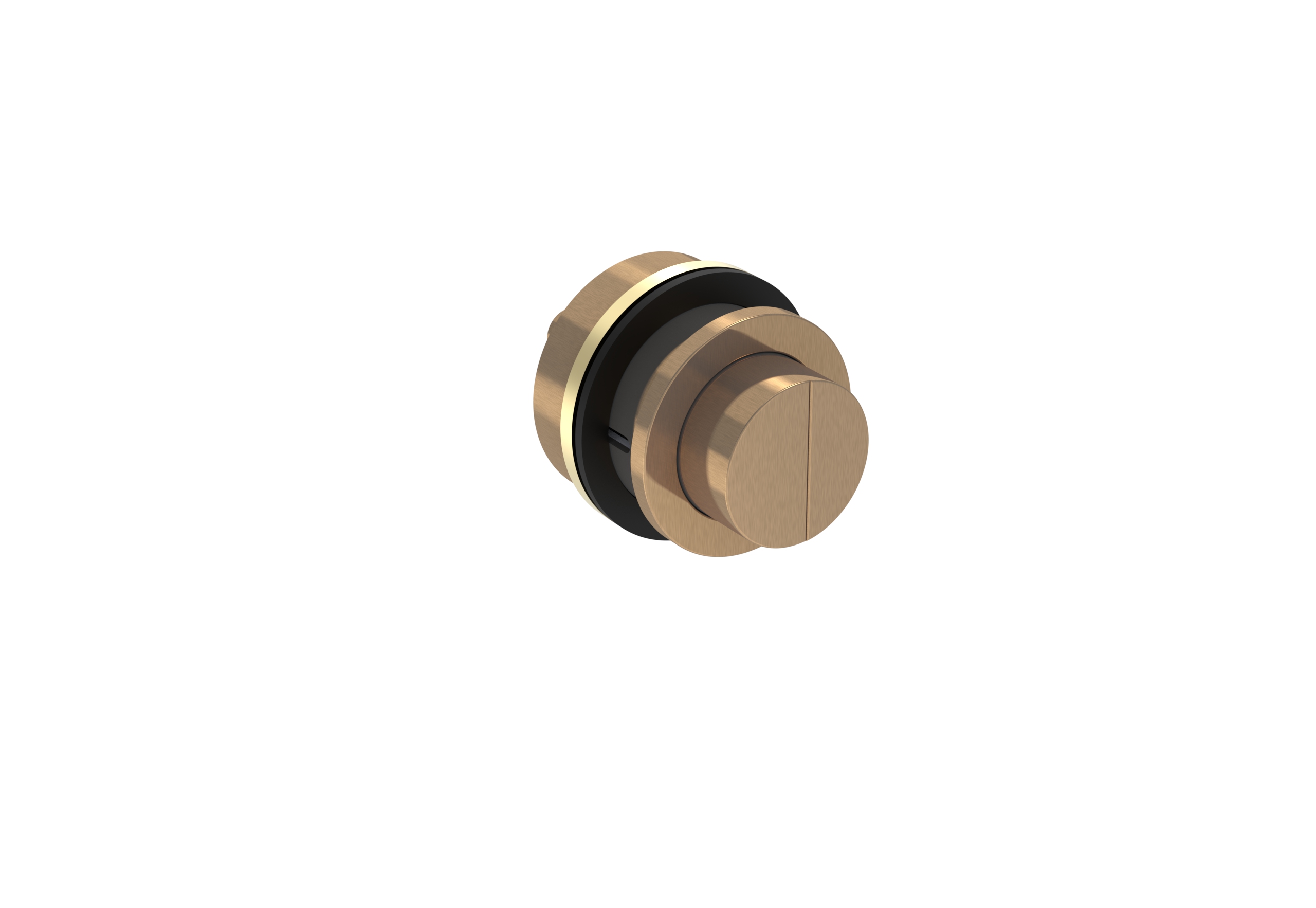 FLUSHE 2.0 brass flush button (for HC2030) - Brushed Bronze PVD FLUSHE 2.0 brass flush button (for HC2030) - Brushed Bronze PVD